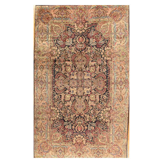 Antique Azerbaijan Collection Hand-Knotted Lamb's Wool Area Rug-10' 9 ...