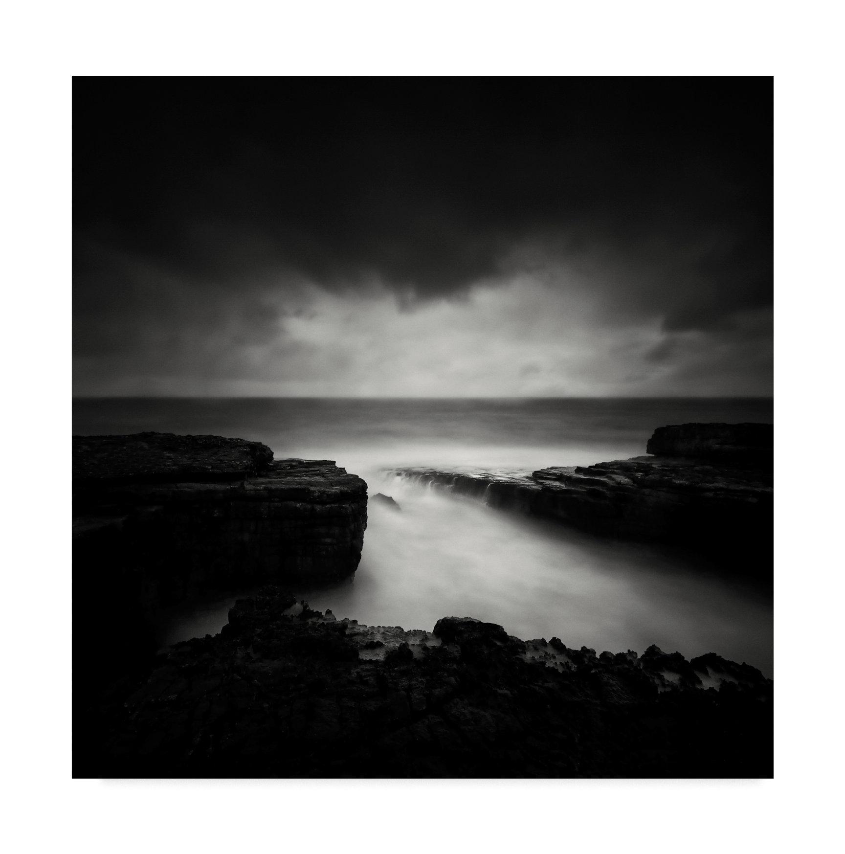 Yucel Basoglu 'Black And White Coastal' Canvas Art, 14"x14" - Beach Style - Prints And Posters ...