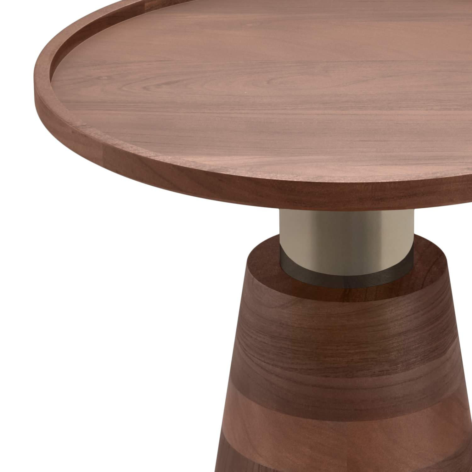Kramer Solid Acacia Wood Side Table - Transitional - Side Tables And ...