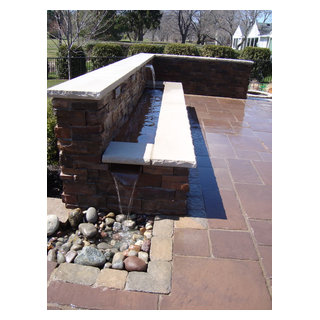 Copper trough water feature. Pittsford, NY - Modern - New York - by ...