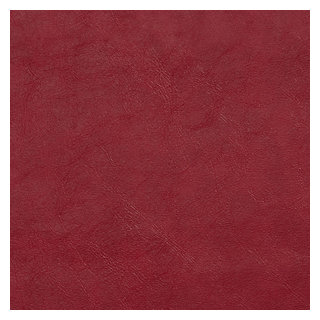 Red Distressed Breathable Leather Look And Feel Upholstery By The Yard ...