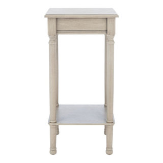 Ainsley Squeare Accent Table Greige - French Country - Side Tables And ...