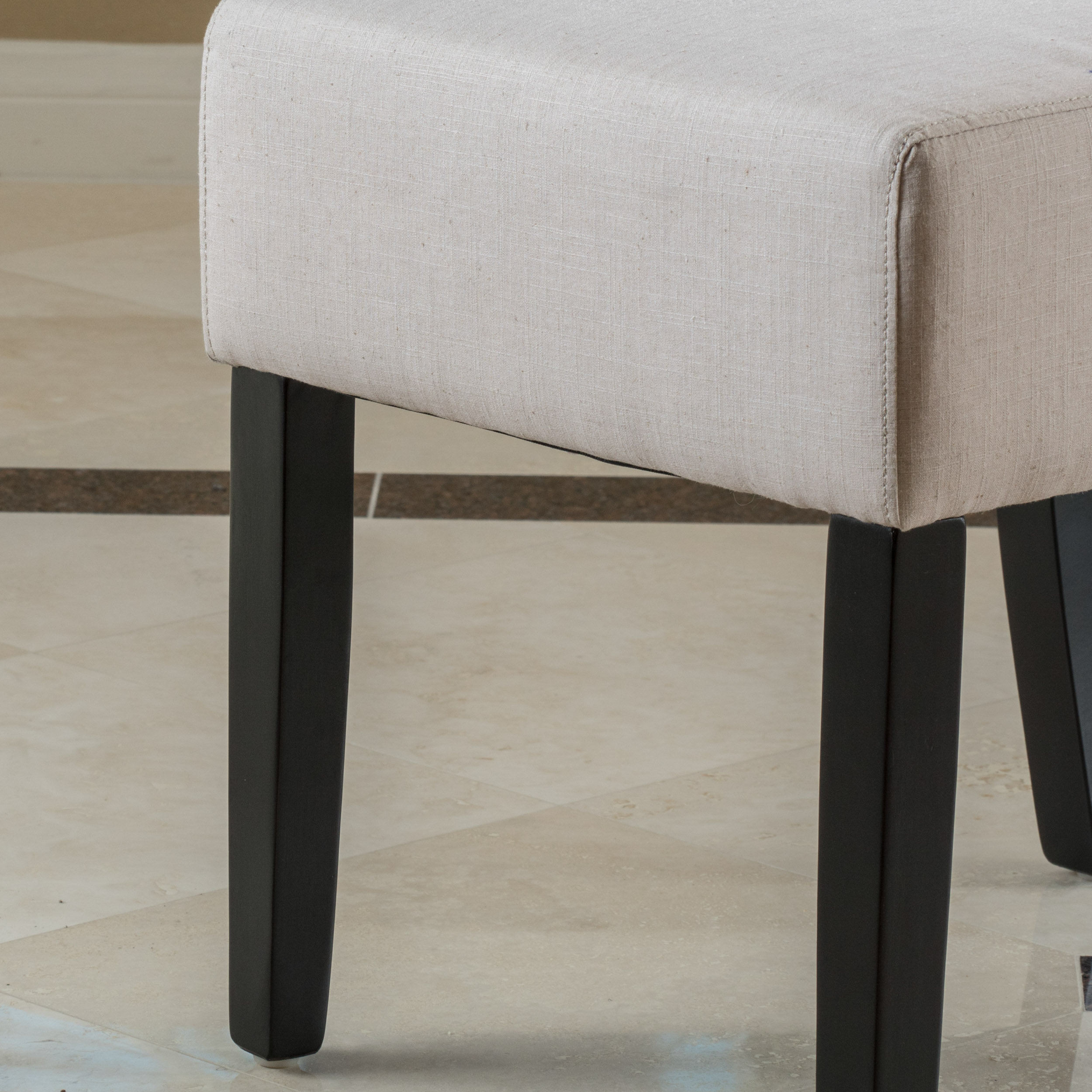 GDF Studio Alexander Natural Fabric Dining Chair, Set of 2 ...