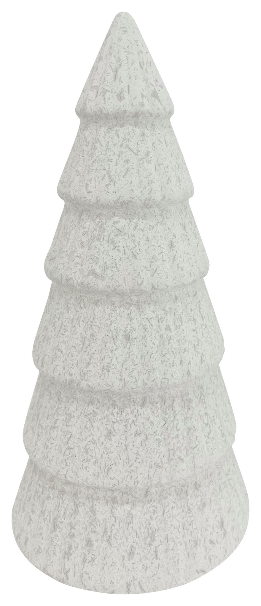 7.25" White Glass Christmas Tree Table Top Decor - Modern - Holiday ...