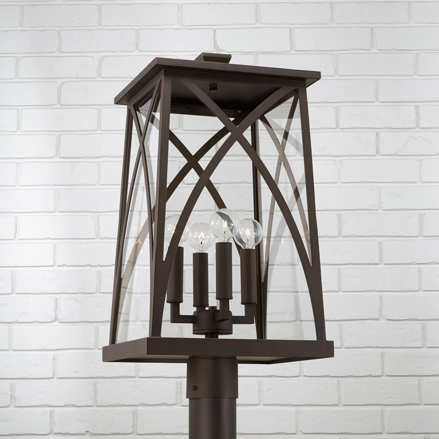 Capital Lighting 946543 Marshall 4 Light 22" Tall Outdoor Single ...