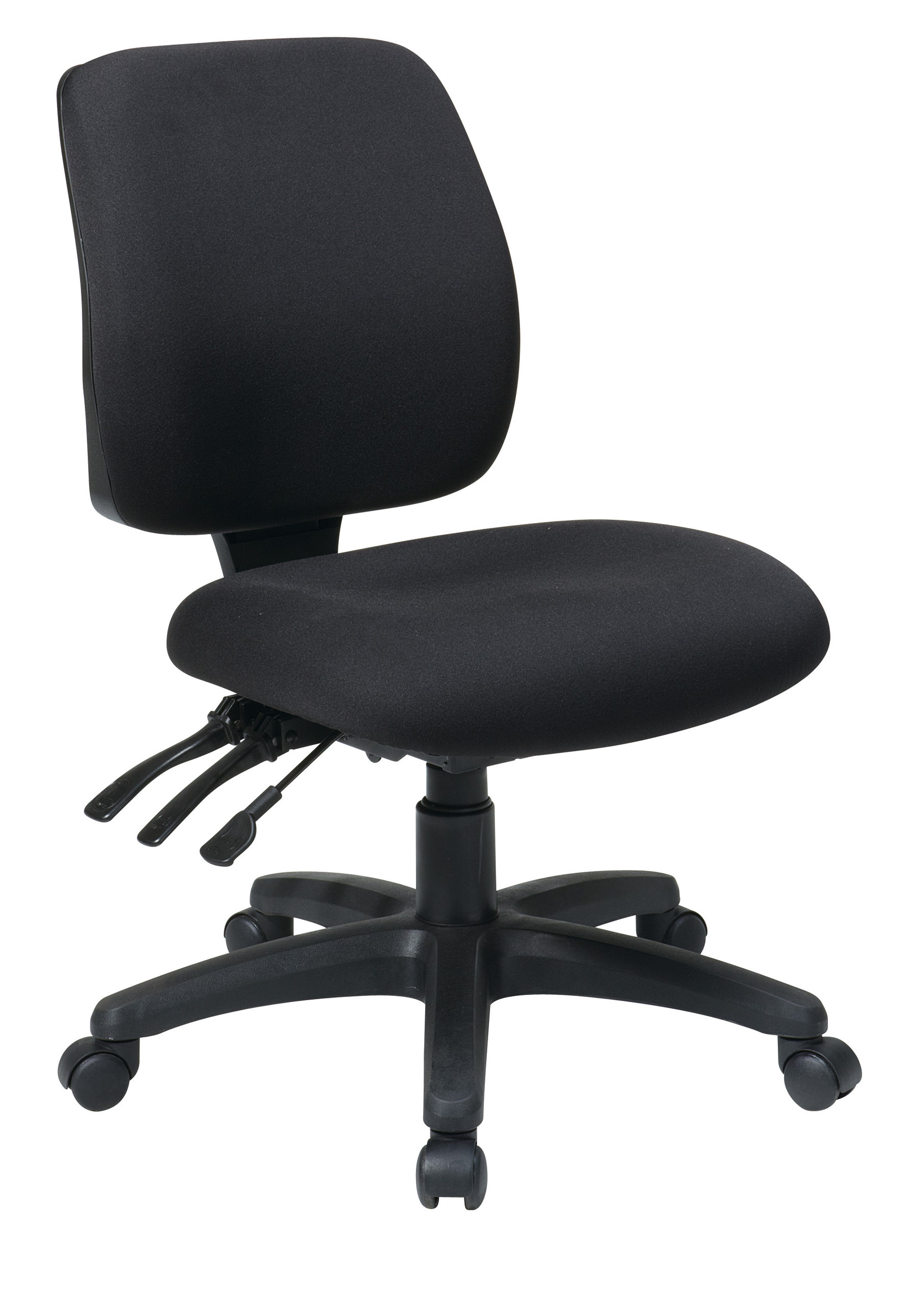 Deluxe Task Chair With Ratchet Back Height Adjustment - Contemporary ...