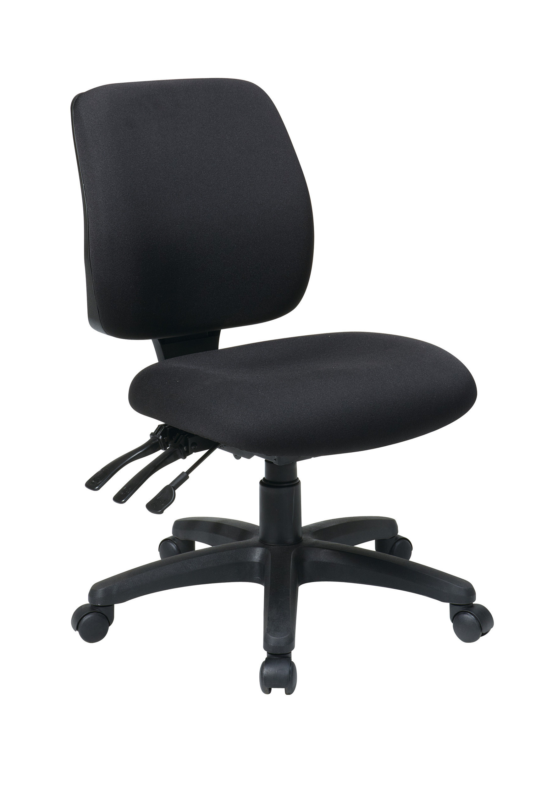 Deluxe Task Chair With Ratchet Back Height Adjustment - Contemporary ...