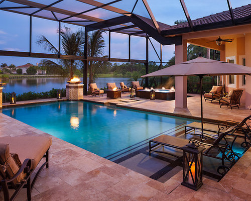 Best Shallow Pool Lounge Area Design Ideas & Remodel Pictures | Houzz