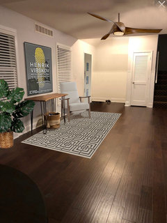 how to style entryway in open floor plan. SEND. HELP.