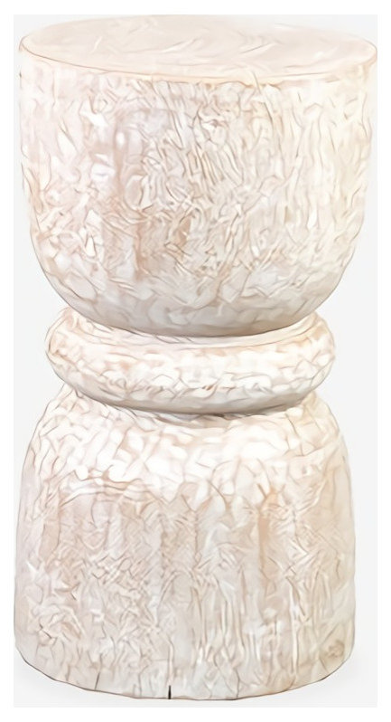 East at Main Marley Hourglass Stool - Farmhouse - Accent And Garden ...