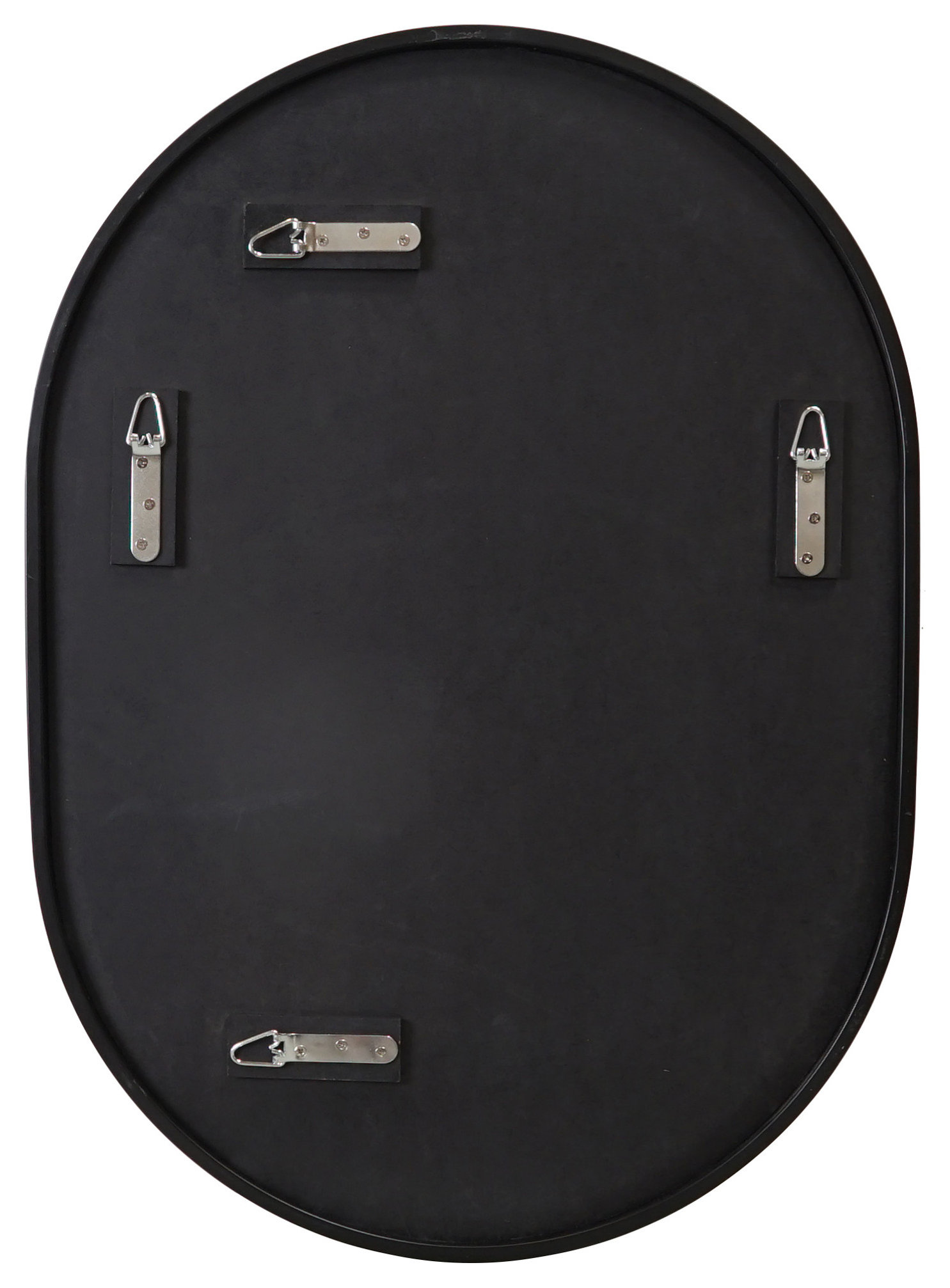 20" W X 28" H Pill Shape Stainless Steel Framed Mirror - Transitional ...