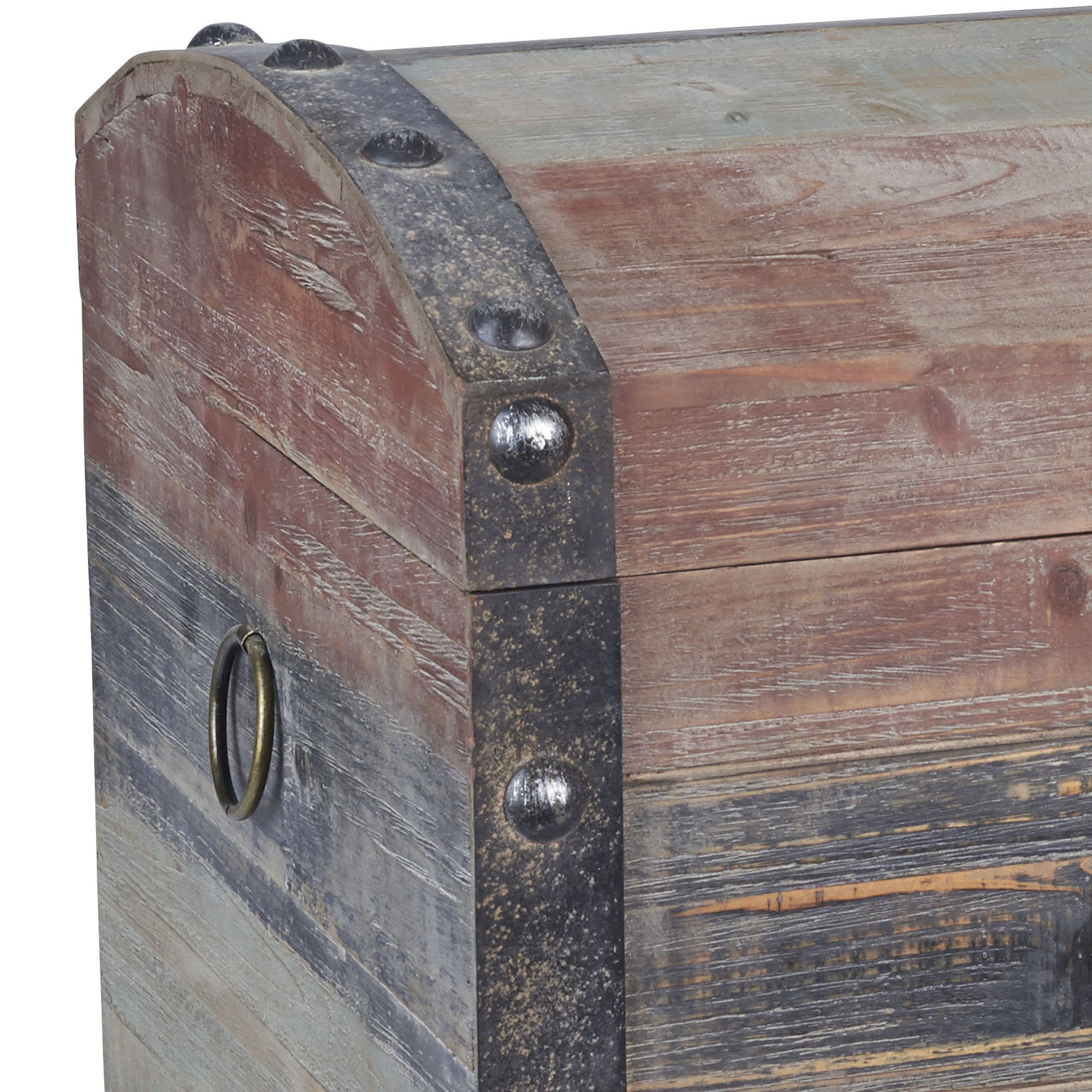 Large Wooden Storage Trunk - Farmhouse - Decorative Trunks - by ...