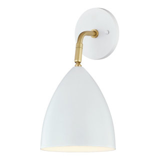 Gia 1-Light Wall Sconce - Transitional - Wall Sconces - by Hudson ...