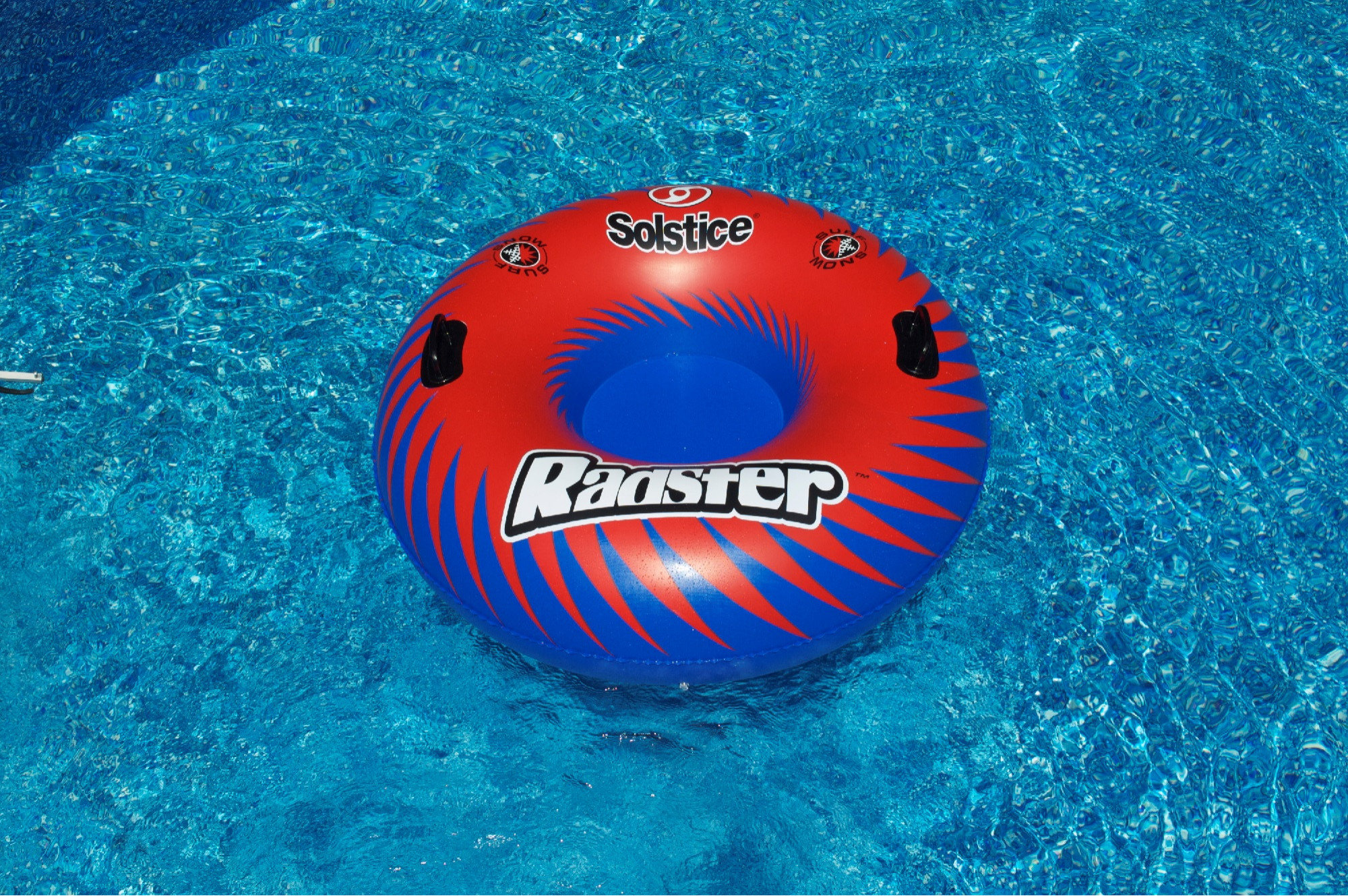 48-Inch Inflatable Red and Blue Radster Swimming Pool or Snow Tube ...