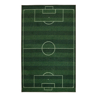 Mohawk Home Soccer Field Green 3' 4" x 5' Area Rug, 5' x 8 ...
