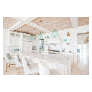 Idyllic Gulf Coast Beach House - Beach Style - Kitchen - Miami - by ...