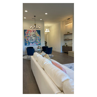 Modern & Chic Leander Home - Modern - Family Room - Austin - by Afka ...