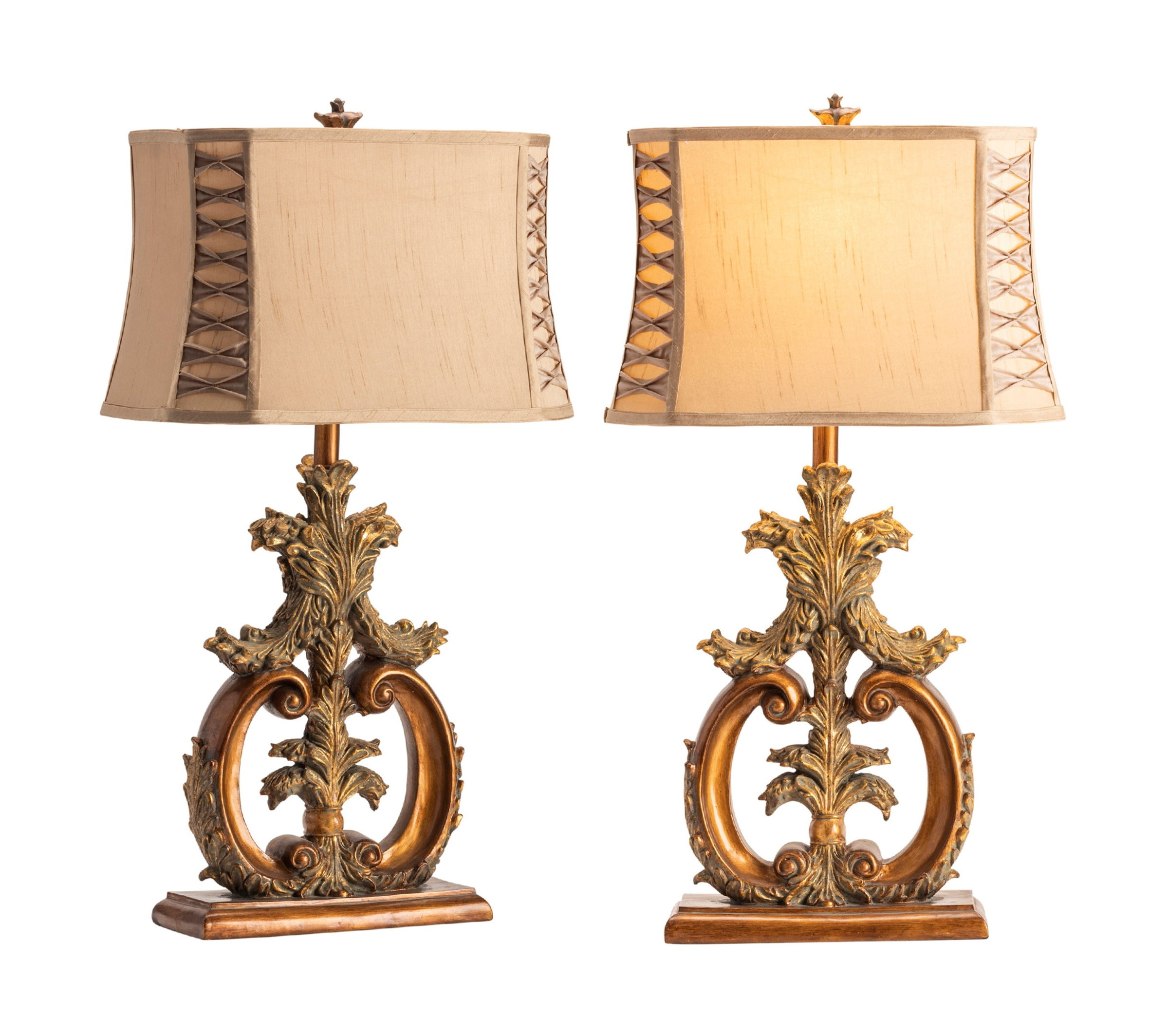 Aria Table Lamp, Set of 2 - Traditional - Lamp Sets - by Crestview ...