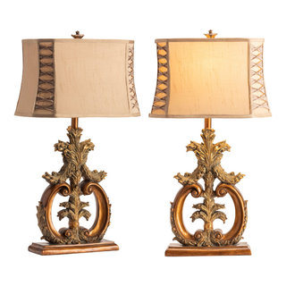 Aria Table Lamp, Set of 2 - Traditional - Lamp Sets - by Crestview ...
