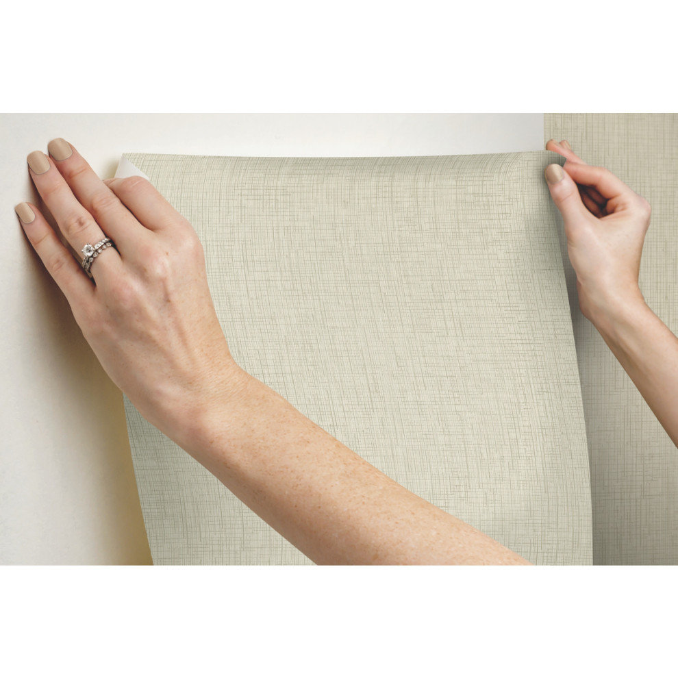 Threaded Silk Wallpaper - Contemporary - Wallpaper - by The Savvy ...