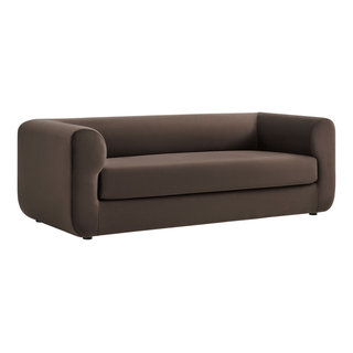Leif 89" Performance Velvet Upholstered Sofa - Transitional - Sofas - by Modway | Houzz