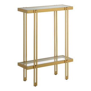 Henn&Hart 22" Gold Console Table - Contemporary - Console Tables - by ...