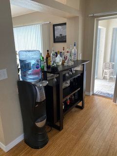 breakfast bar in to coffee bar