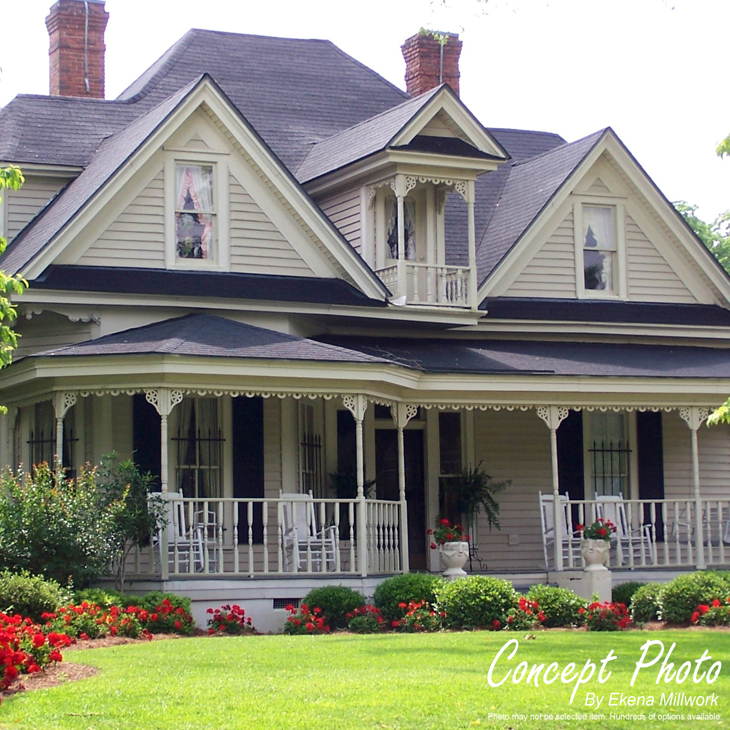 Madison Architectural Grade PVC Running Trim, 8"H x 5/8"P x 48"L ...