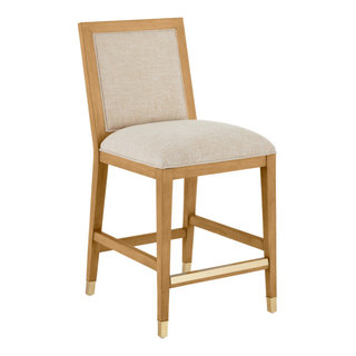 Santos Sea Sand Side Chair, Liller Malt - Tropical - Bar Stools And ...