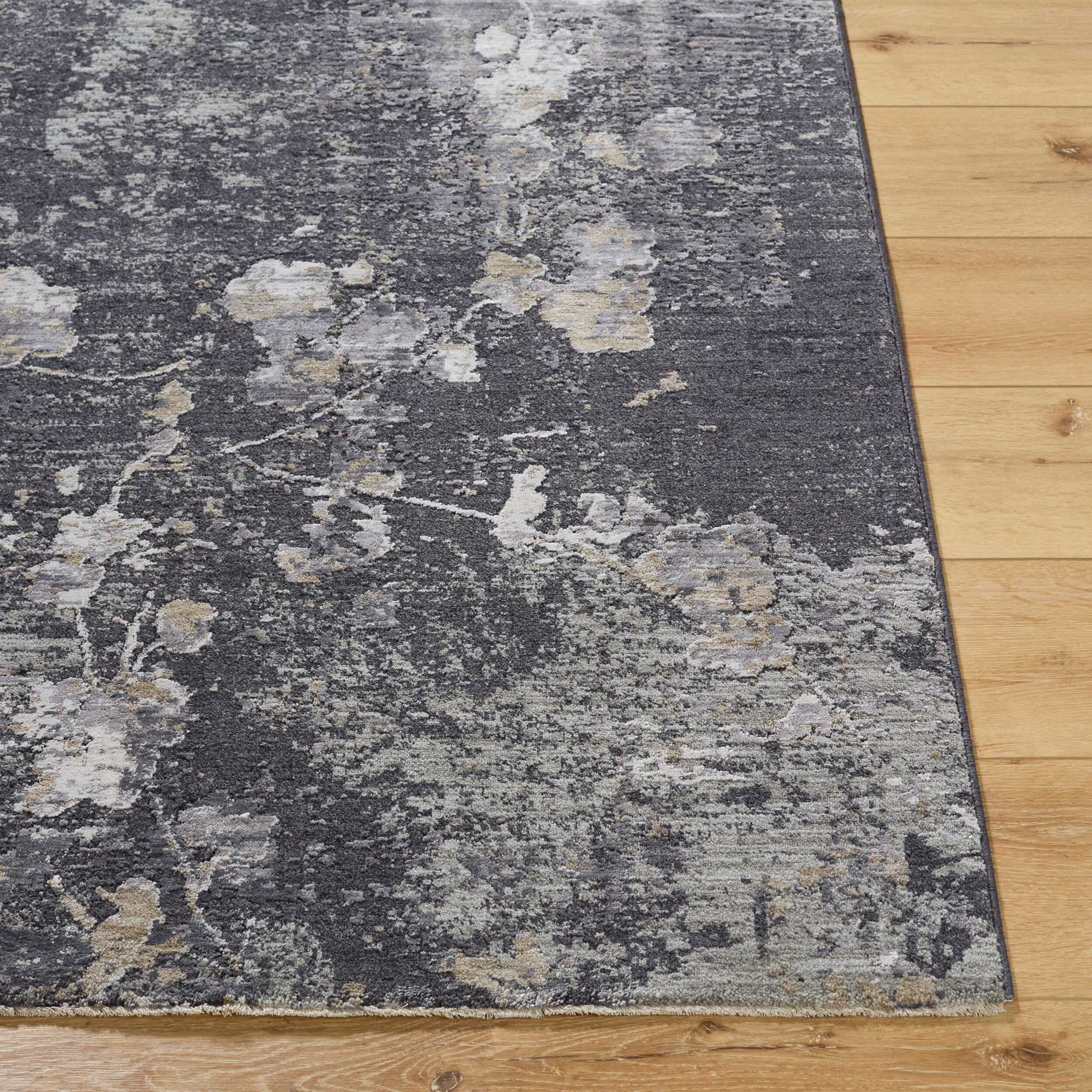 Gakko Industrial Machine Woven Rug, Black, 9' x 12'2" - Industrial ...