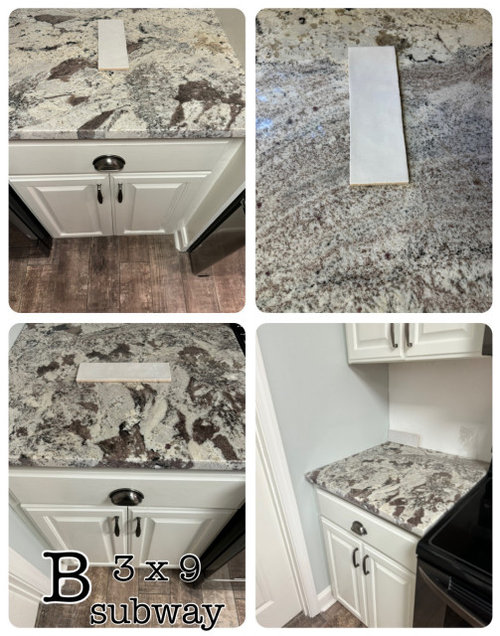 Countertops installed. Need backsplash help