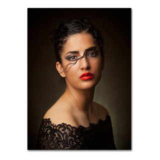 Mehdi Mokhtari 'Untitled' Canvas Art, 47"x 35" - Contemporary - Prints ...