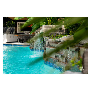 Tropical Rainforest - Asian - Pool - Dallas - by Selah Pools & Spas | Houzz