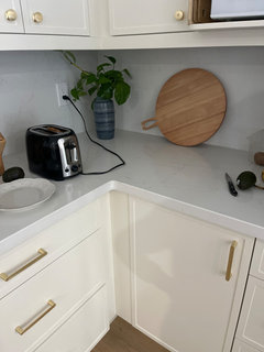 We are looking at Caesarstone Aterra Blanca, does anyone have a photo?