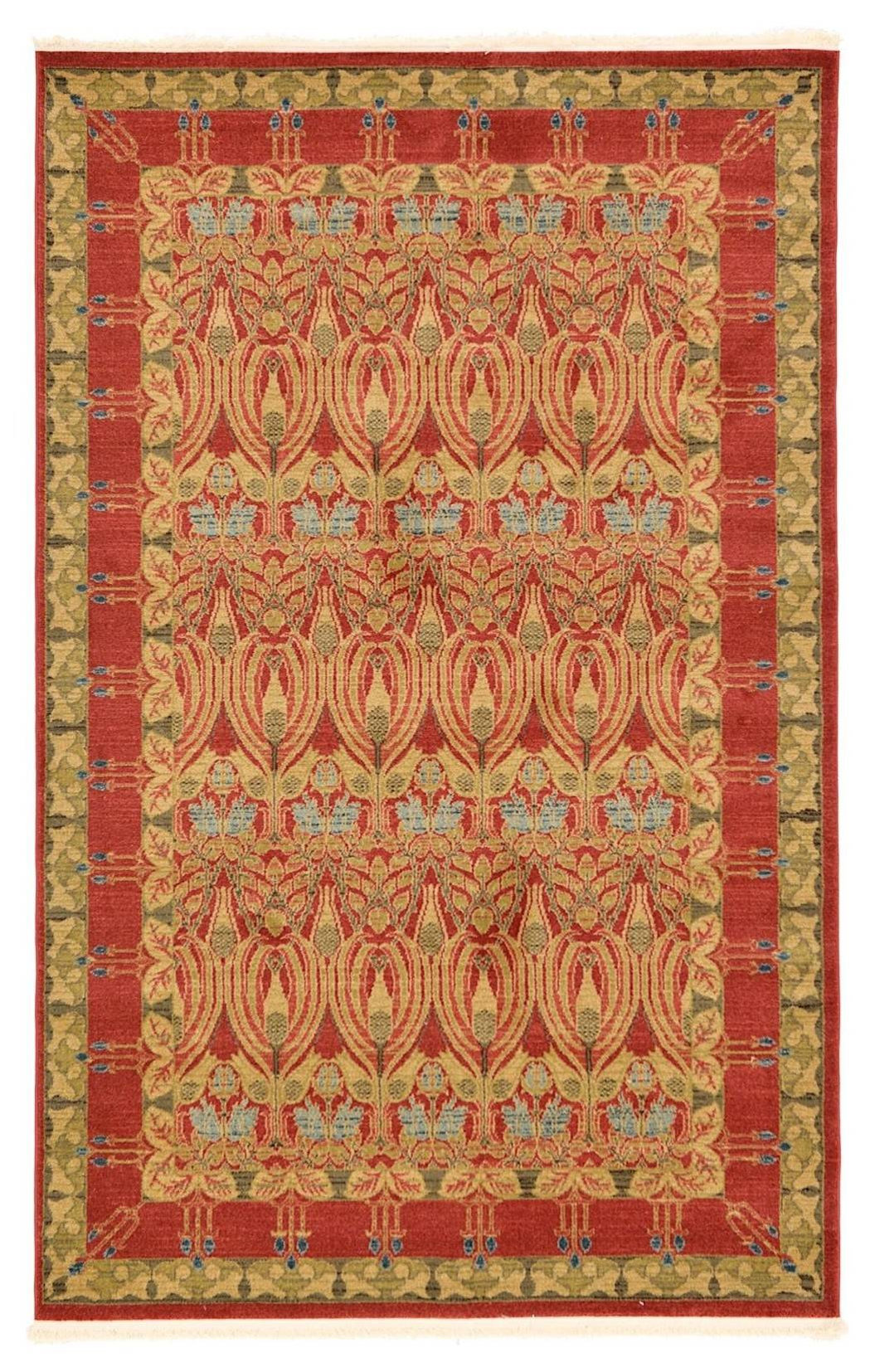 Traditional Stirling Brick Area Rug, 5'x8' - Craftsman - Area Rugs - by ...