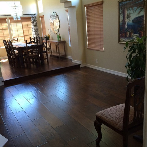 Dull living room with a keyboard piano
