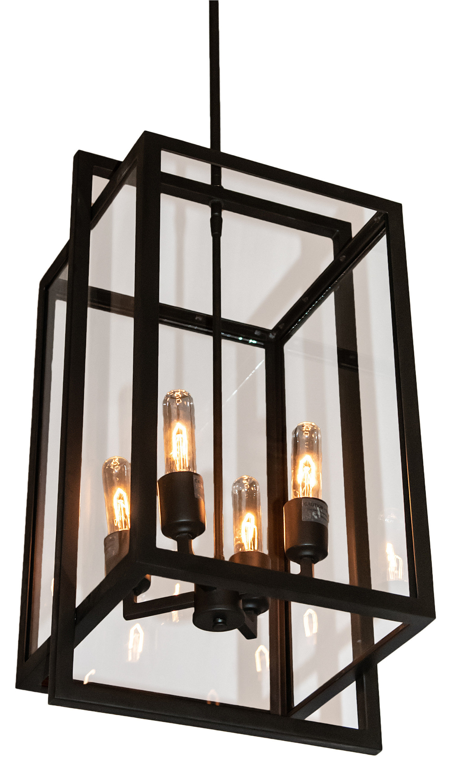 14" Wide Kitzi Box Pendant - Transitional - Pendant Lighting - by Meyda ...