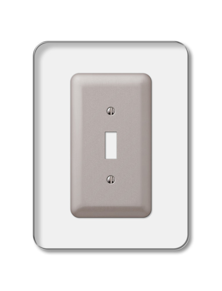 Clear Wall Plate Guard, Single-Wide - Contemporary - Switch Plates And ...