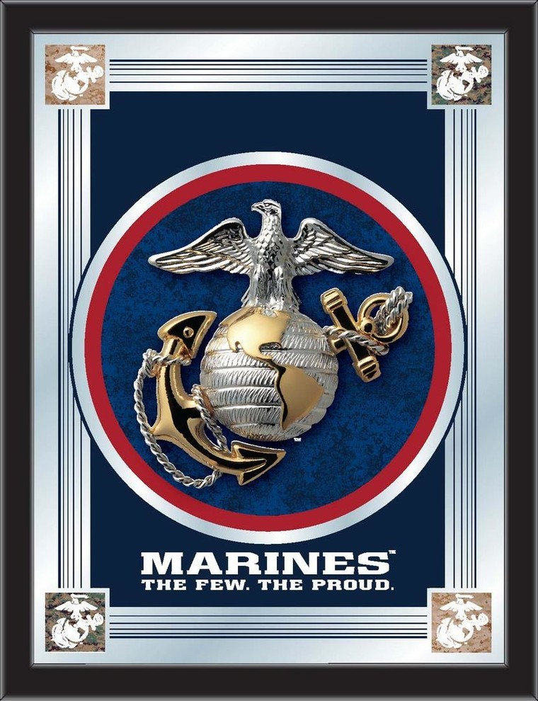 U.S. Marines Logo Mirror - Beach Style - Wall Accents - by GwG Outlet ...