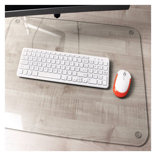 Desktex Glaciermat Glass Desk Pad Size 20 x 36, 19" x 24 ...