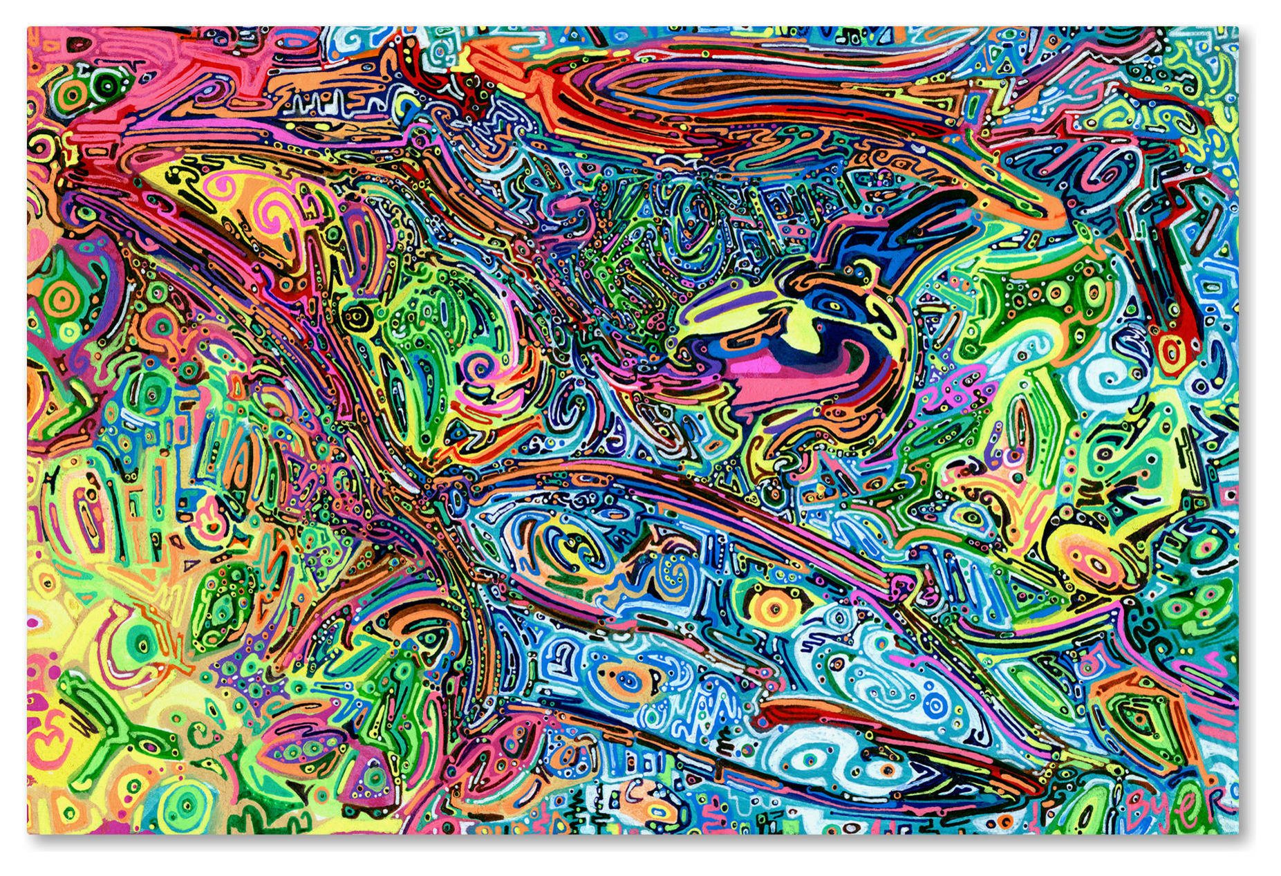 Josh Byer 'One Bird Sings' Canvas Art, 47"x 30" - Contemporary - Prints ...