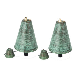 Large Hawaiian Cone Tiki Style Torch With Pole and Snuffer - Farmhouse ...