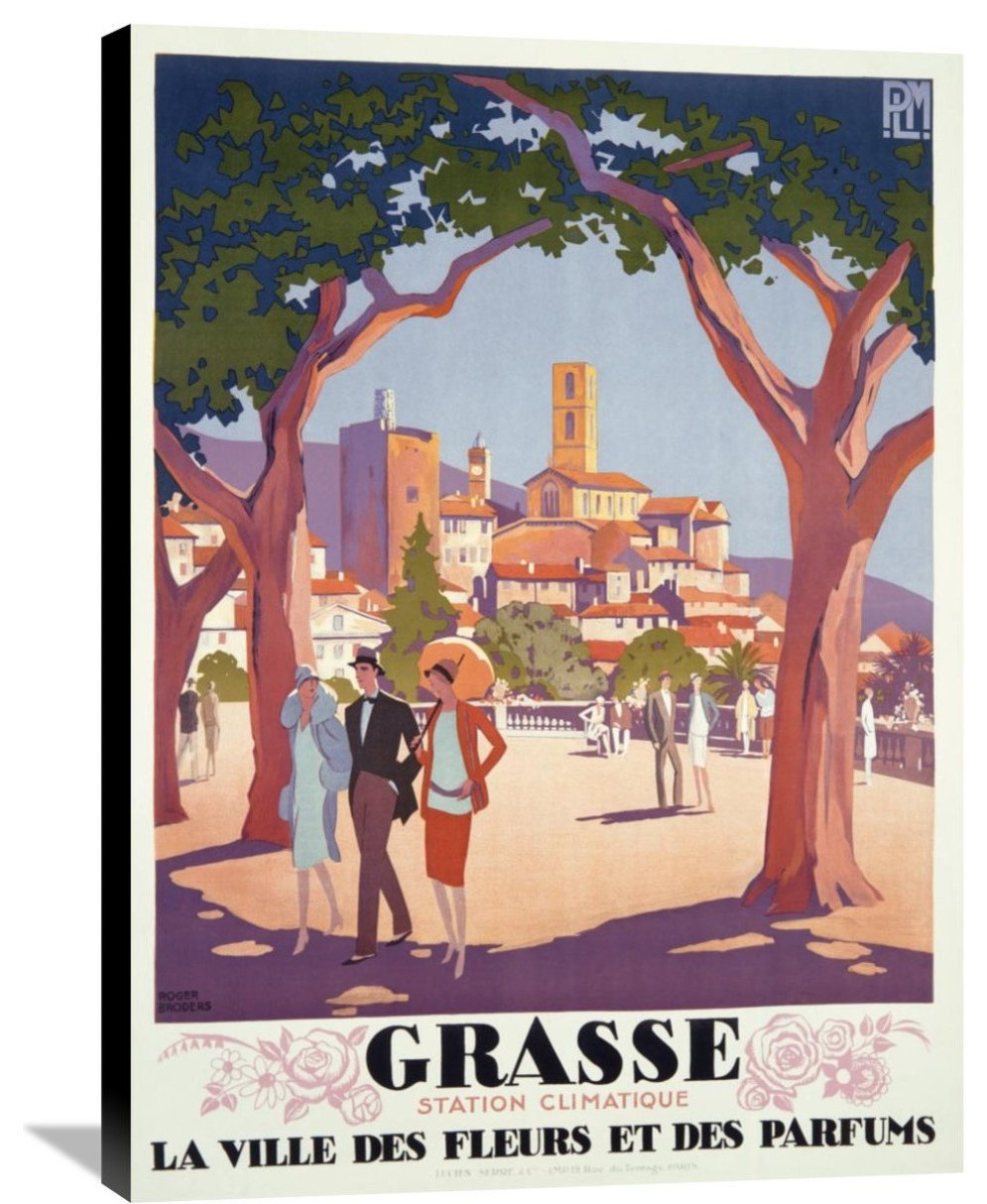 Grasse, 26"x36" - Midcentury - Prints And Posters - by Global Gallery ...