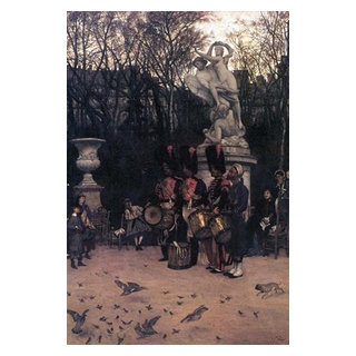 The Return March in the Tuileries, 20" x 30" - Traditional - Prints And ...