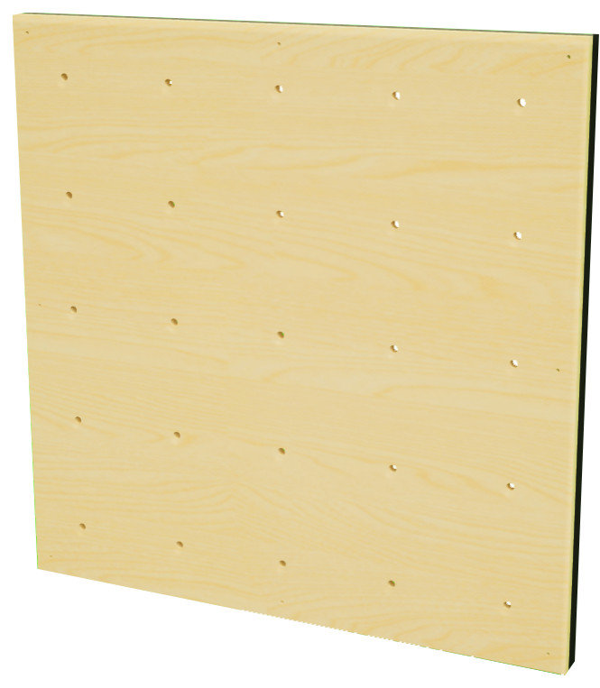 Square Panel Natural Flat Frame - Contemporary - Home Gym Equipment ...