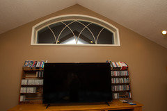 Ideas for Functional Shade for Large Eyebrow Arch Window