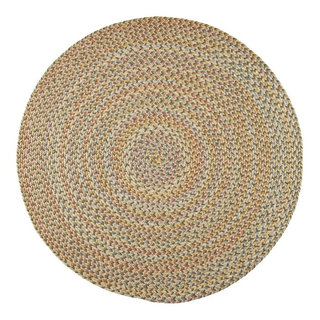Rhody Rug Cypress Rug, Earth Beige, 10' Round, 10' Round - Area Rugs ...