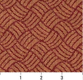 Dark Red And Gold Geometric Heavy Duty Crypton Fabric By The Yard, By ...