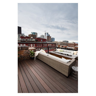 Urban Rooftop Deck -- Envision Distinction Rustic Walnut composite ...