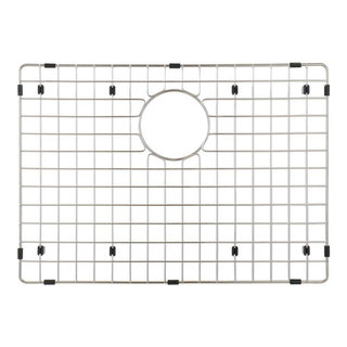 Sink Protector Stainless Steel Kitchen Sink Bottom Grid, Rack, 21.25x15 ...